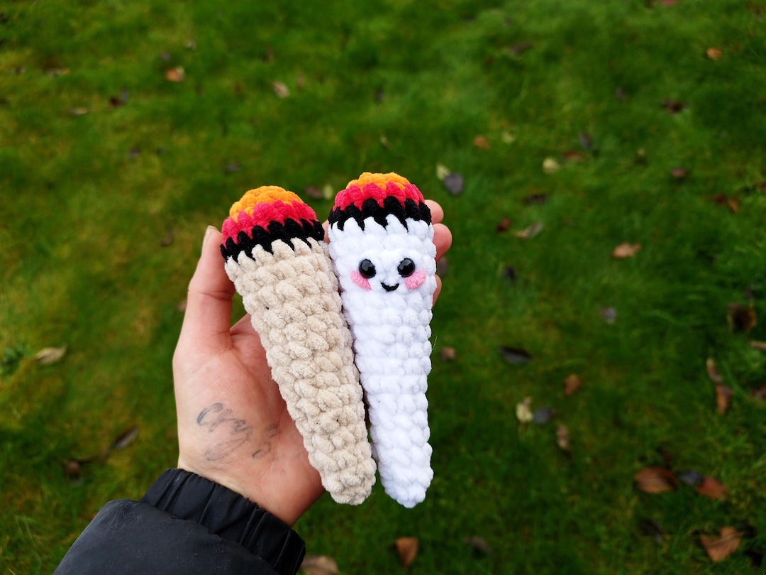 Joint Plush Toy Crochet Joint 420 Plushie Stoner Gift Cat Toy Stuffed ...