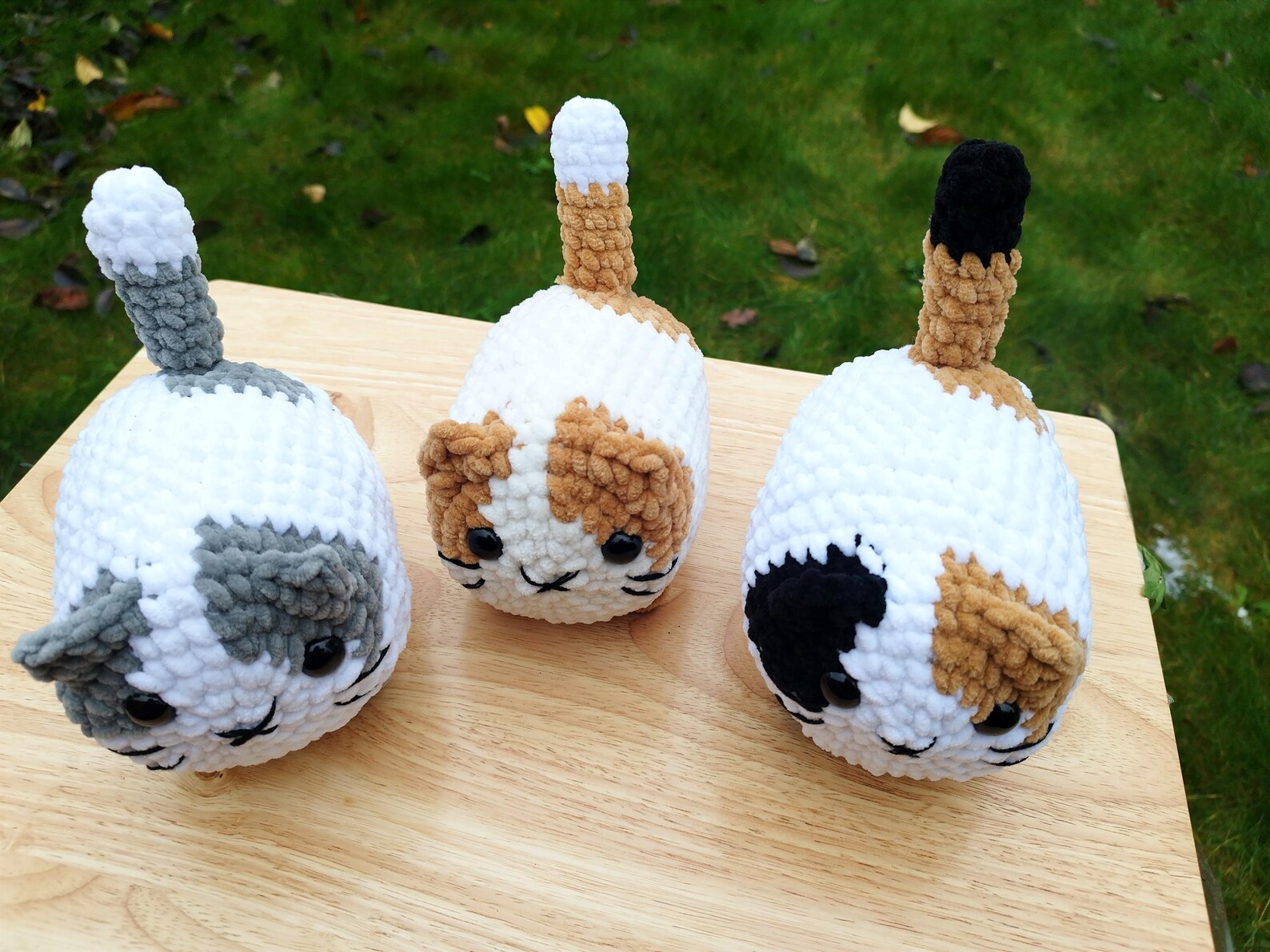 Loaf Cat Plush Crochet Plushie Cute Cat Plush Handmade Plush Chenille ...