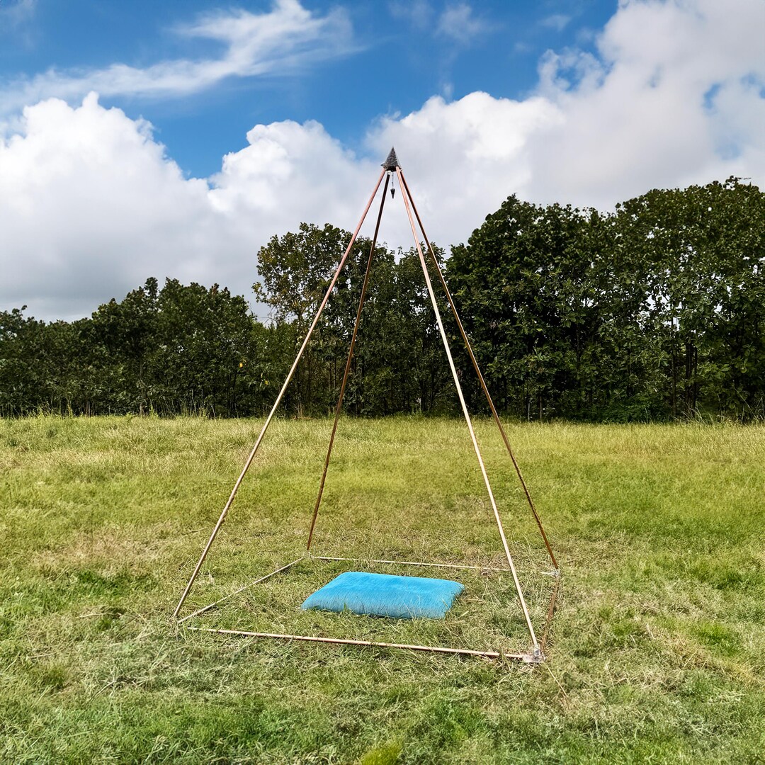4 Feet Nubian Heavy Duty Deluxe Pyramid With 5 Orgonite Connector Kit ...