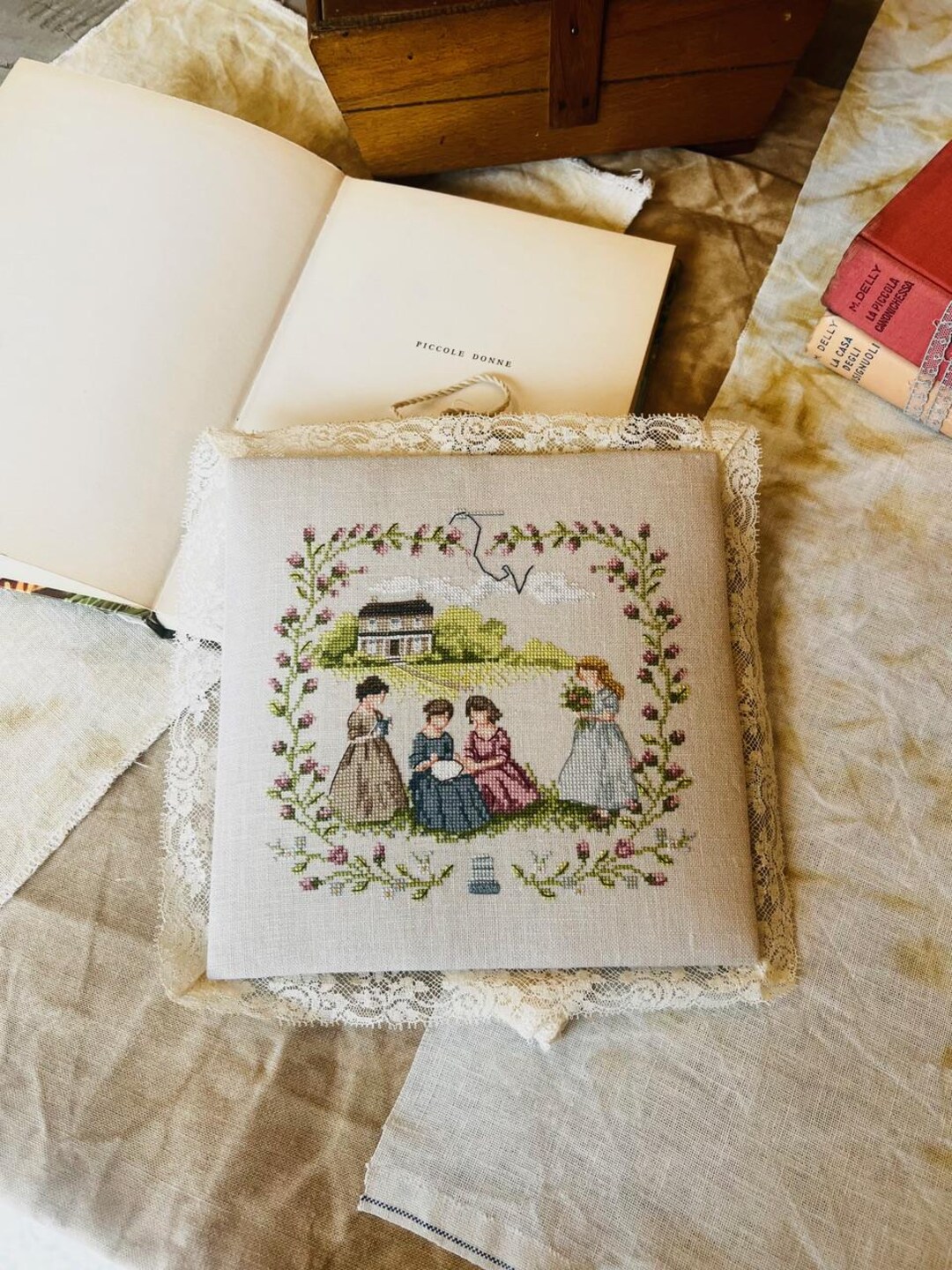 Little Women Cross Stitch Pattern PDF | Literary Embroidery Design ...