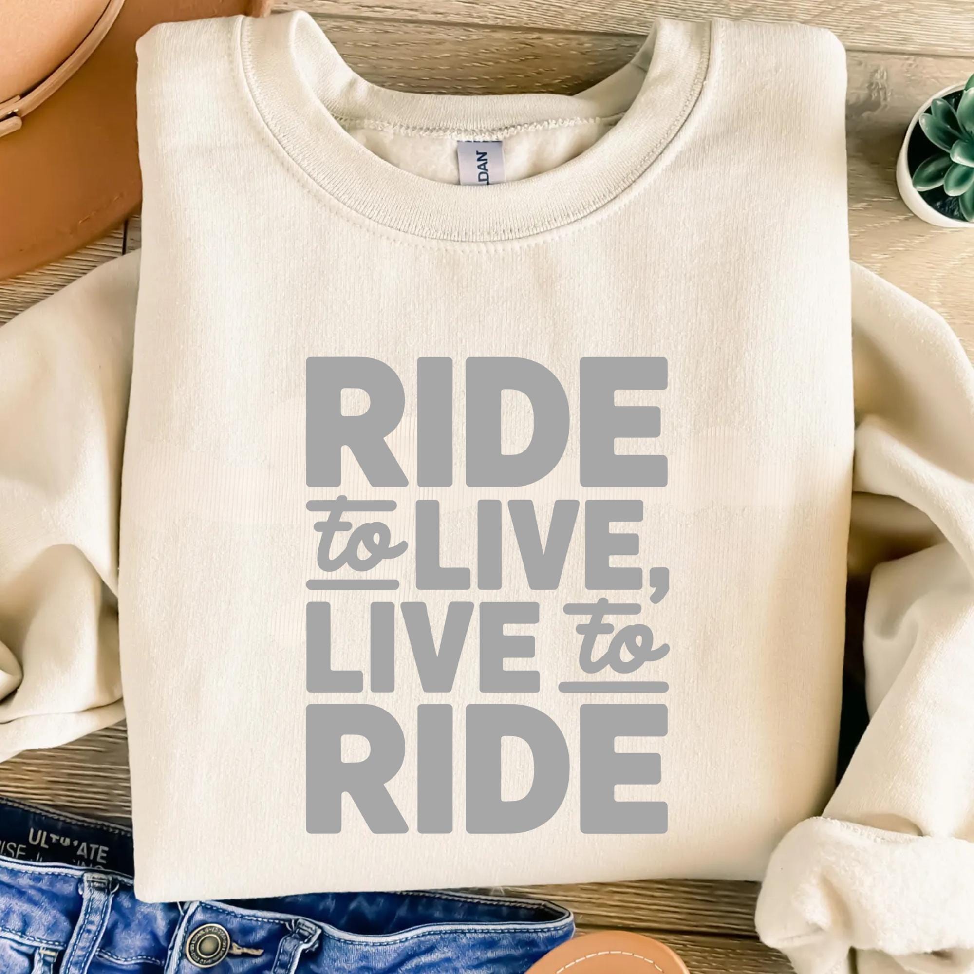 Ride to Live Live to Ride PNG, Biker Quote Typography Design ...