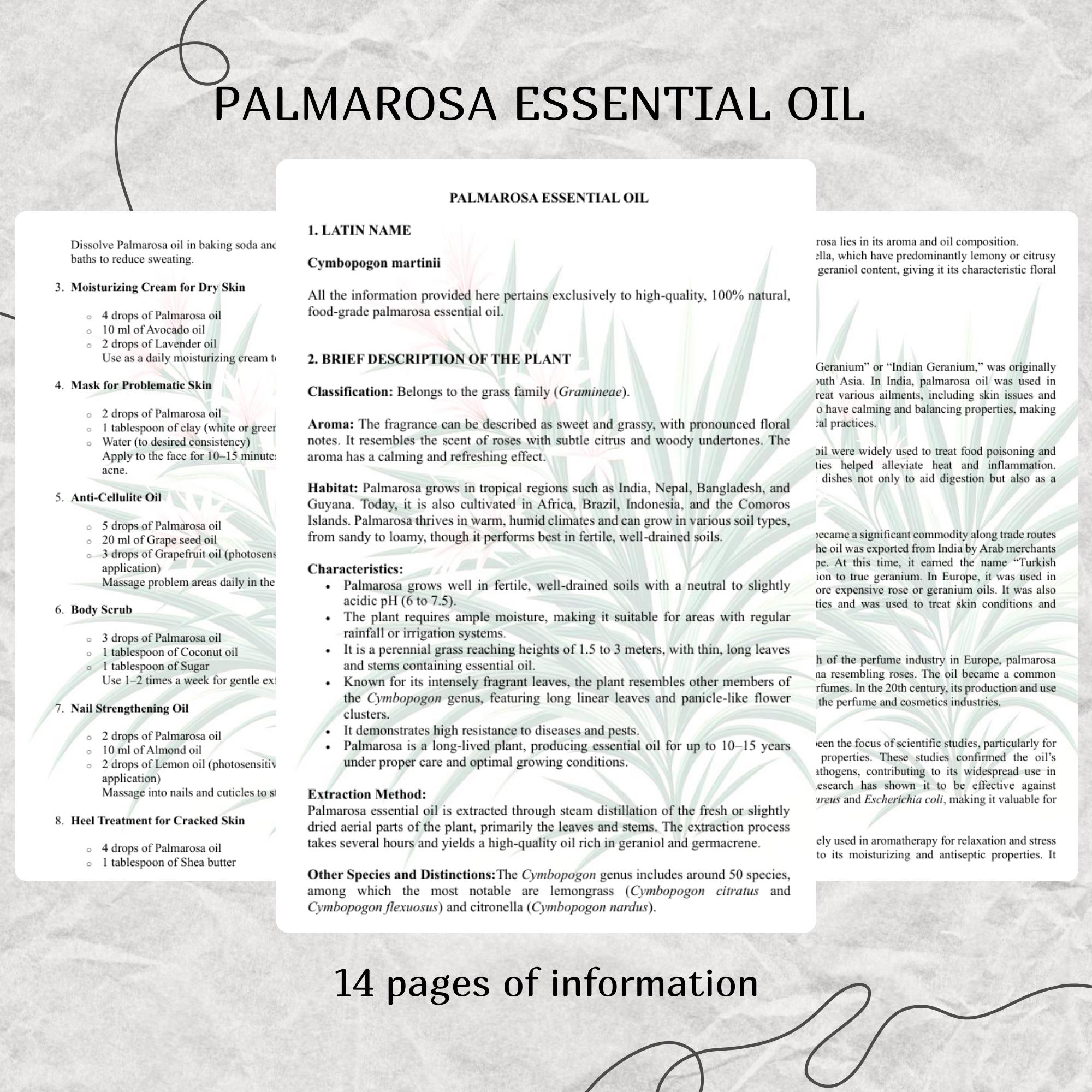 Palmarosa Essential Oil | Complete Guide to Palmarosa Essential Oil ...