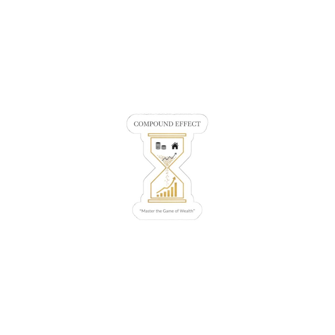 Compound Effect Hourglass Sticker | Fresh Start Minimalism, Reset Mode ...