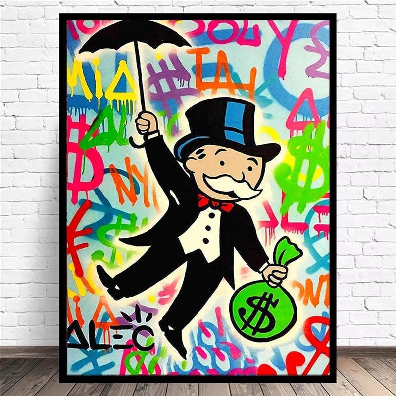 Monopoly Canvas Alec - Etsy