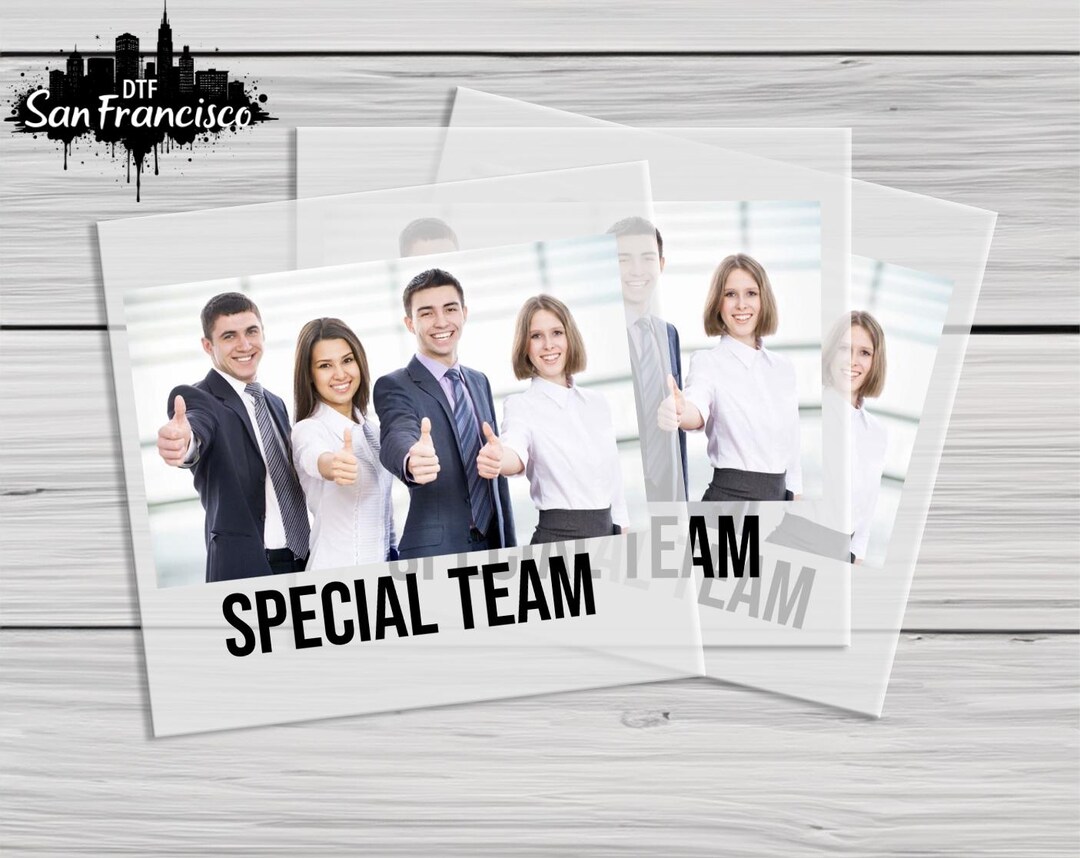 Special Team With Custom Team Name Dtf Heat Transfer, Personalized Team ...