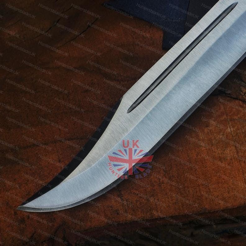 Scream Replica Knife Bloody Ghost Face Replica Buck 120 Hunting Knife ...