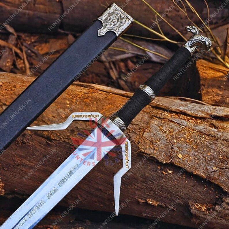 Handmade Witcher Sword Master Sword Sword of Geralt of Rivia Witcher ...