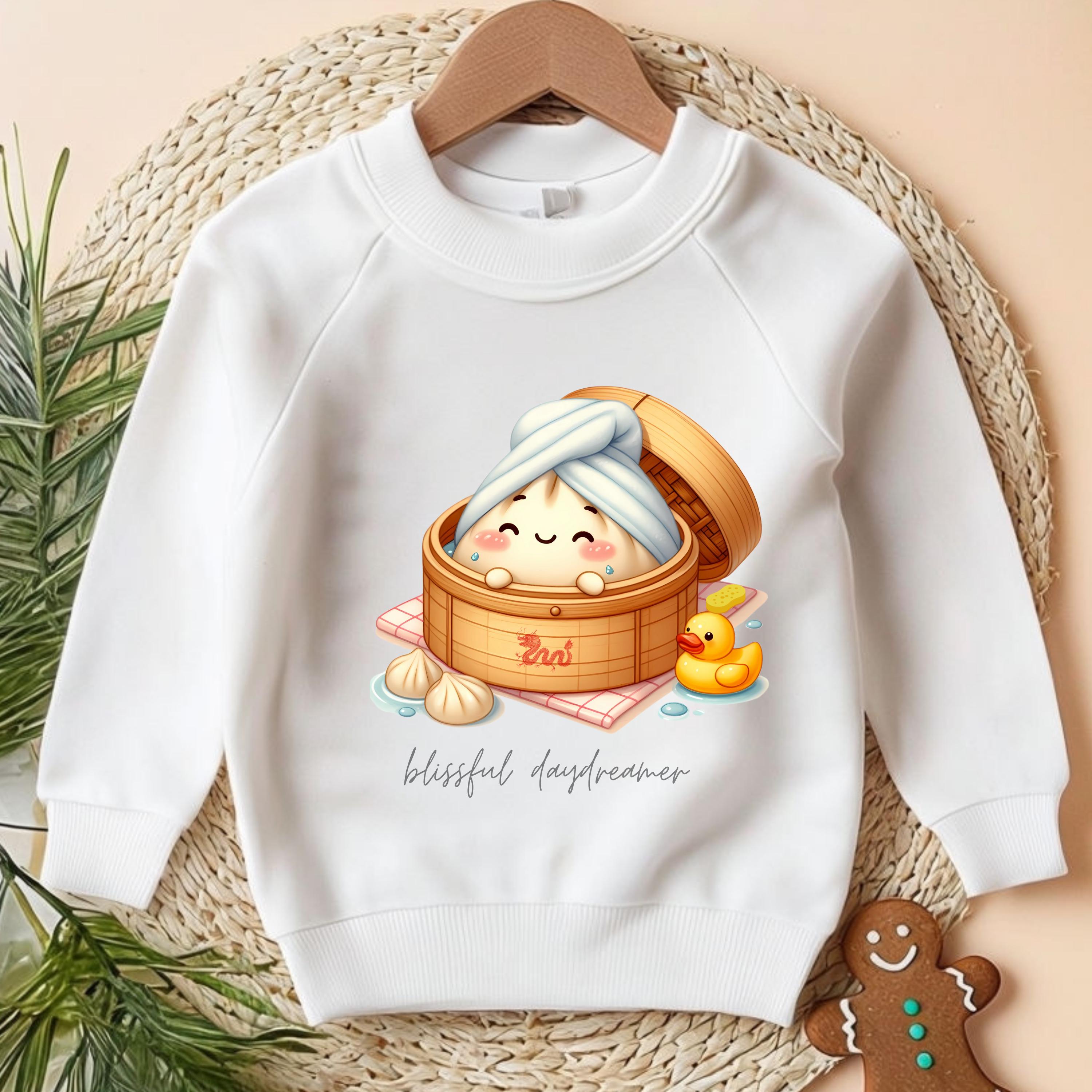 Watercolor Kawaii Dumpling Hot Tub PNG, Watercolor Png, Food Png, Chibi ...