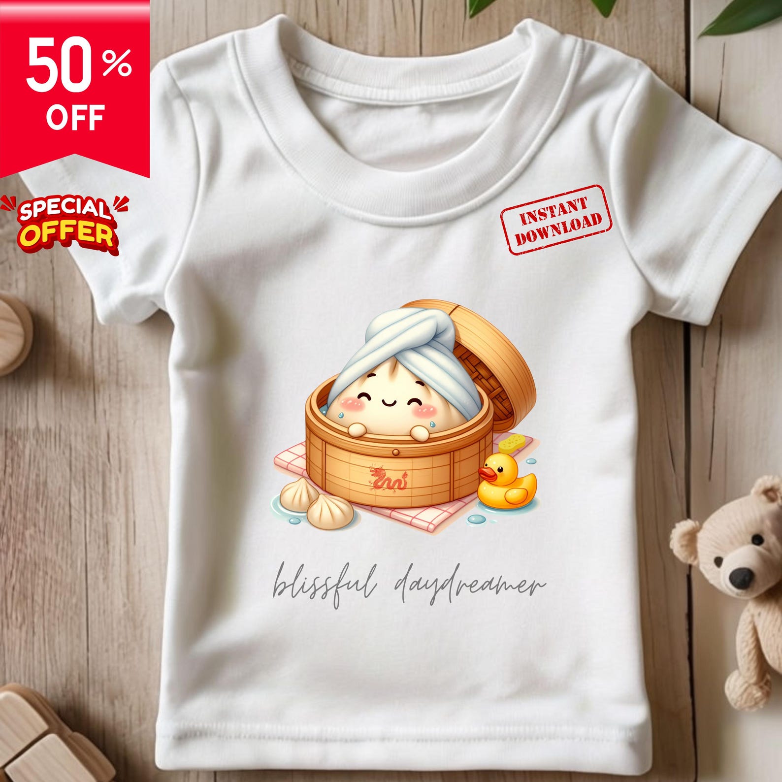 Watercolor Kawaii Dumpling Hot Tub PNG, Watercolor Png, Food Png, Chibi ...