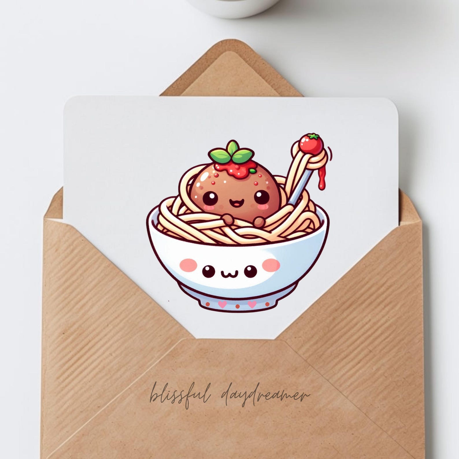Kawaii Spaghetti Bowl PNG, Food Png, Cute,chibi Style, Kawaii Png ...