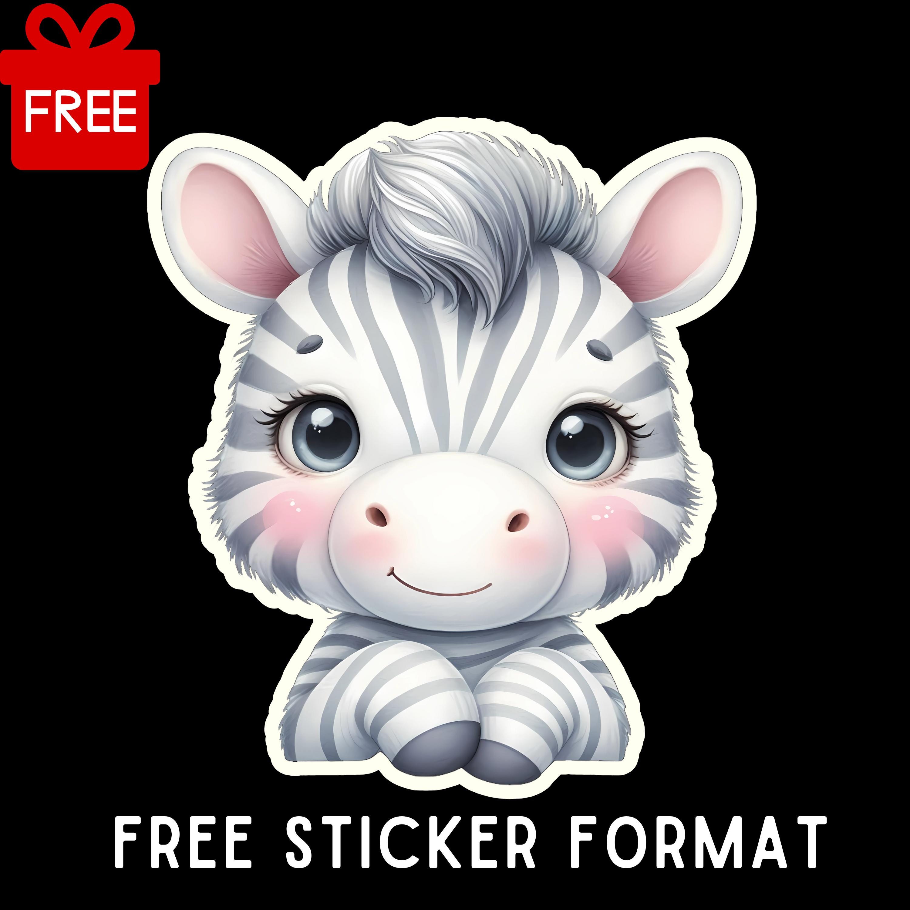Cute Zebra Png, Cute Animal Png, Pastel Colors, Watercolor Designs ...