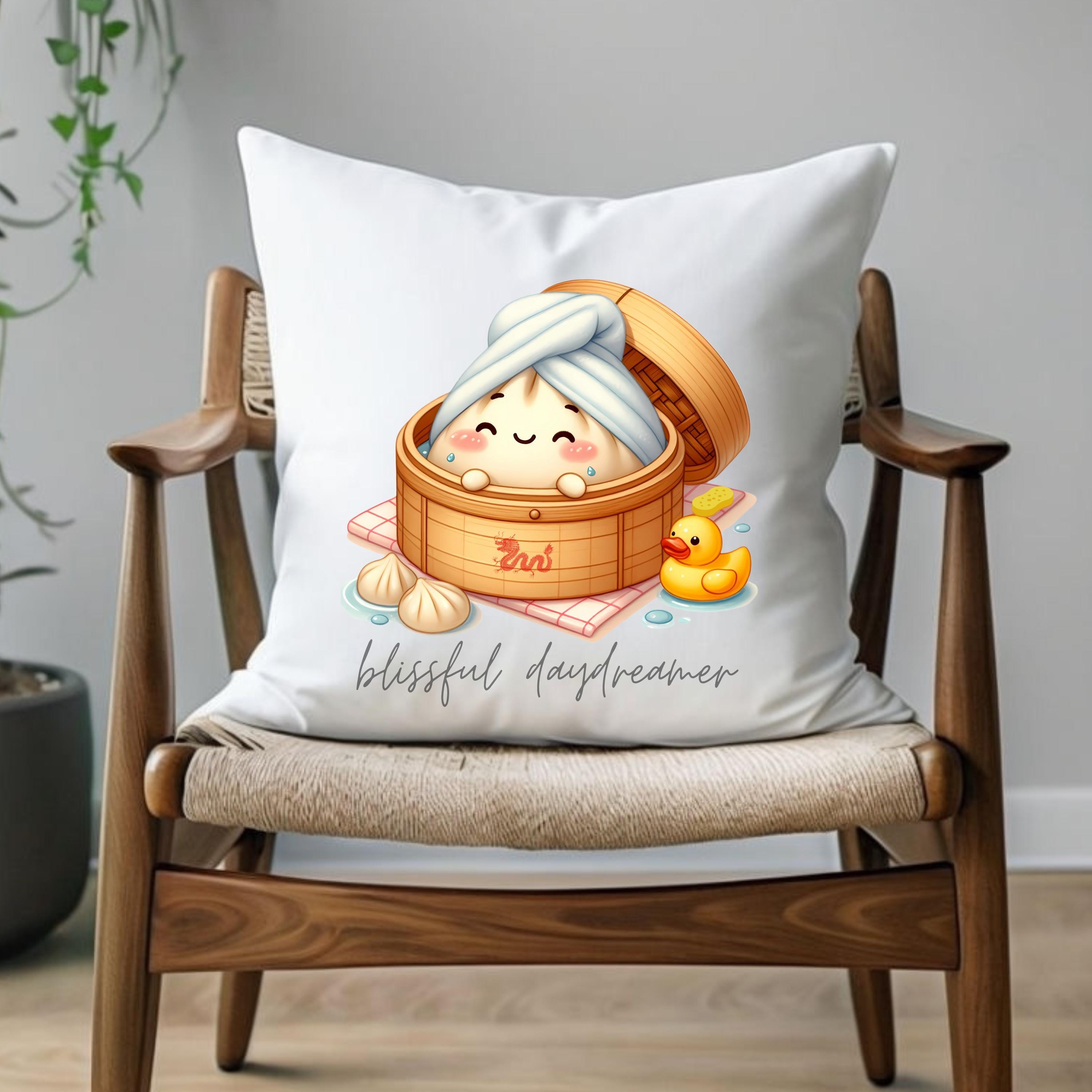 Watercolor Kawaii Dumpling Hot Tub PNG, Watercolor Png, Food Png, Chibi ...
