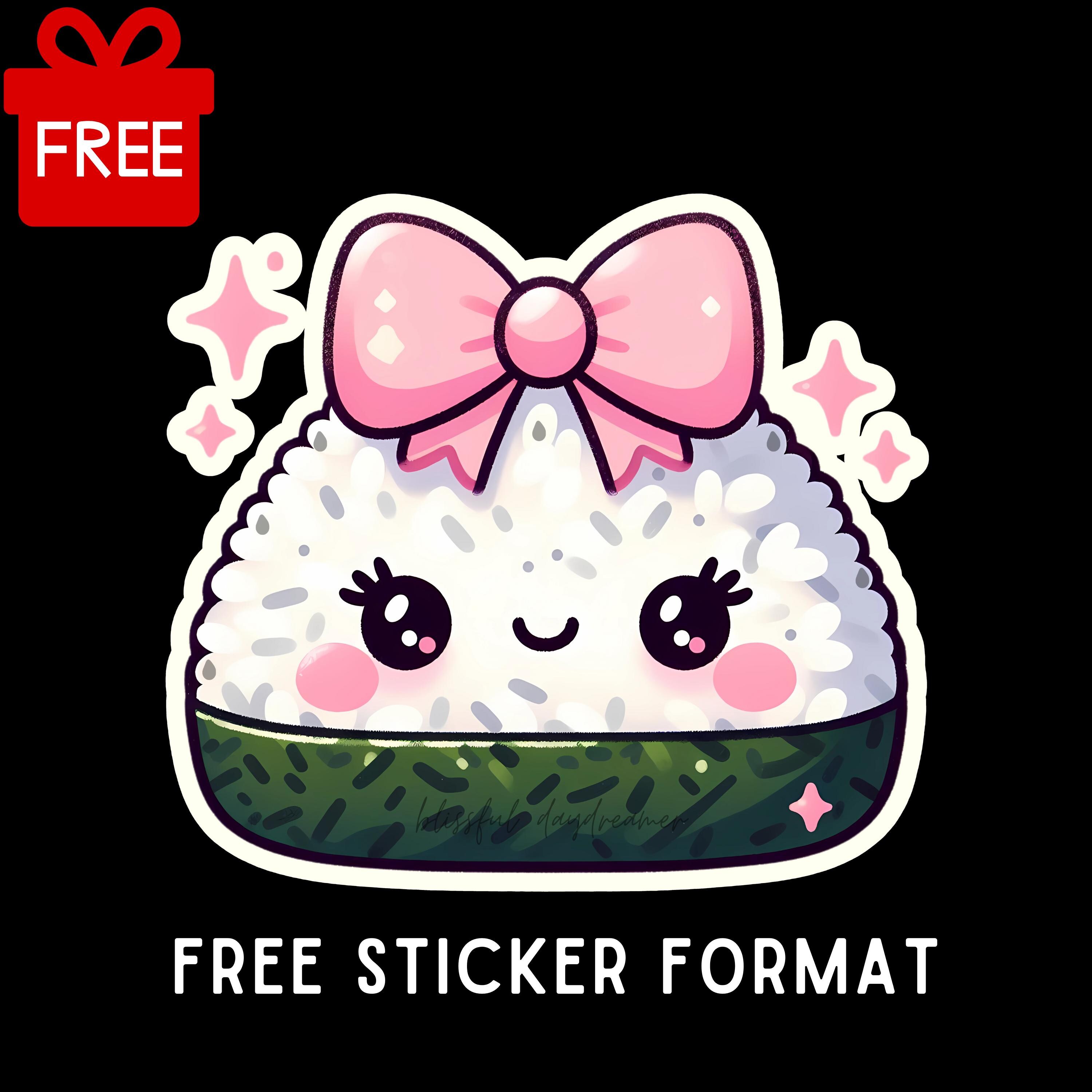 Kawaii Onigiri PNG, Japanese, Cute Png, Chibi Style, Kawaii Png, Kawaii ...