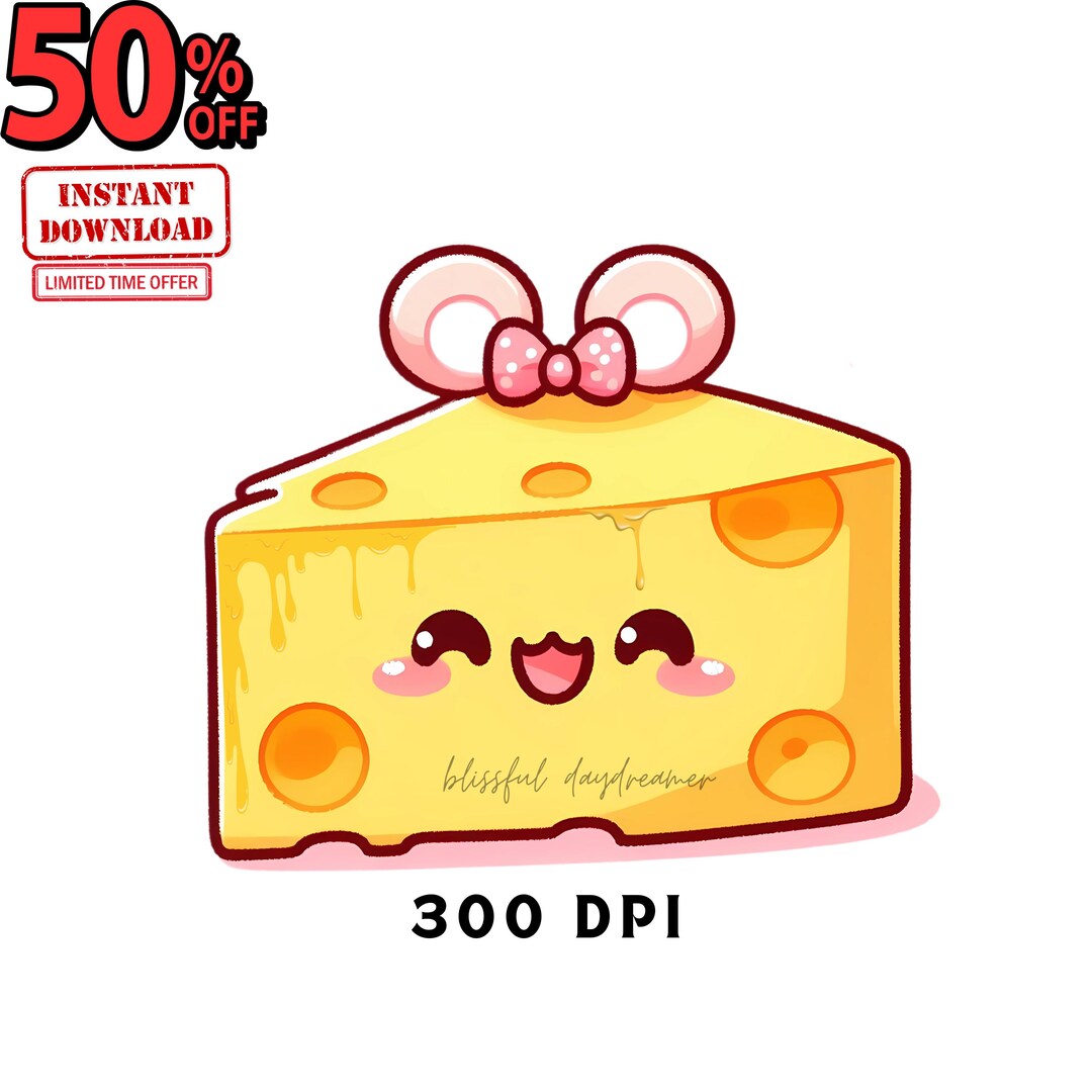 Kawaii Cheese Wedge PNG, Cute Png, Chibi Style, Kawaii Png, Kawaii ...