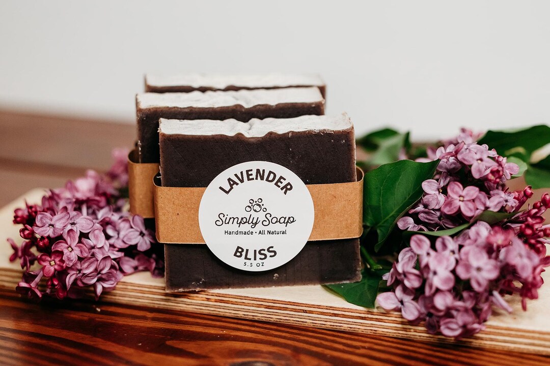 Lavender Soap Lard Soap All Natural Simply Soap - Etsy