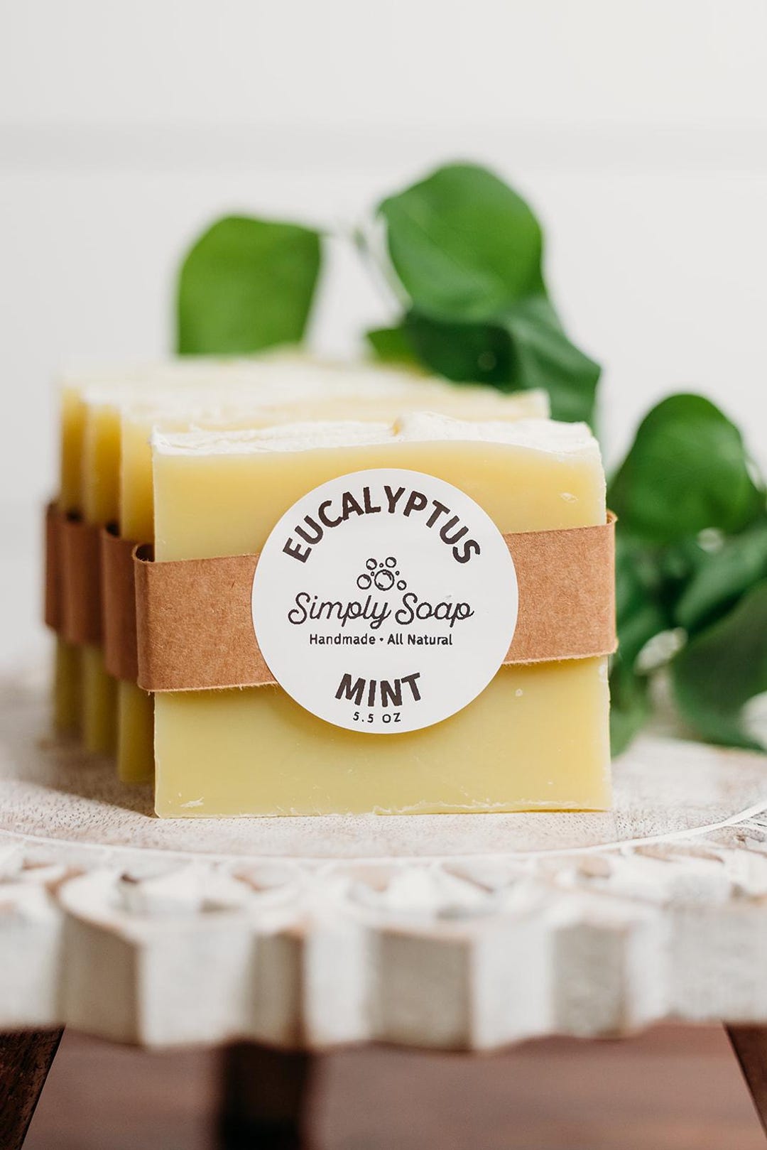 All Natural Lard Soap | Eucalyptus Mint | Simply Soap |organic Lard ...