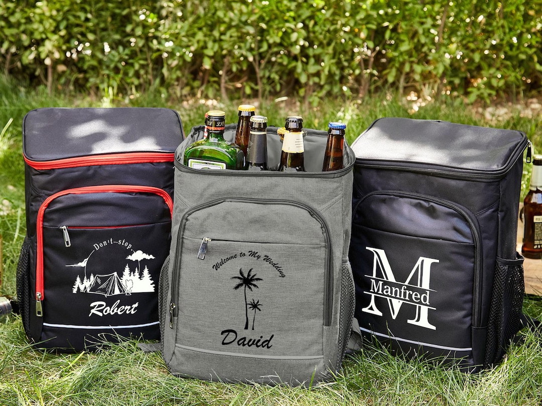 Custom Insulated Cooler Backpack for Groomsmen,custom Name Cooler ...