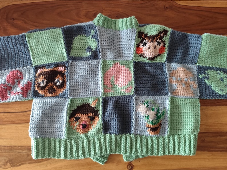 PDF | ACNH Crop Cardigan Crochet Pattern - Etsy