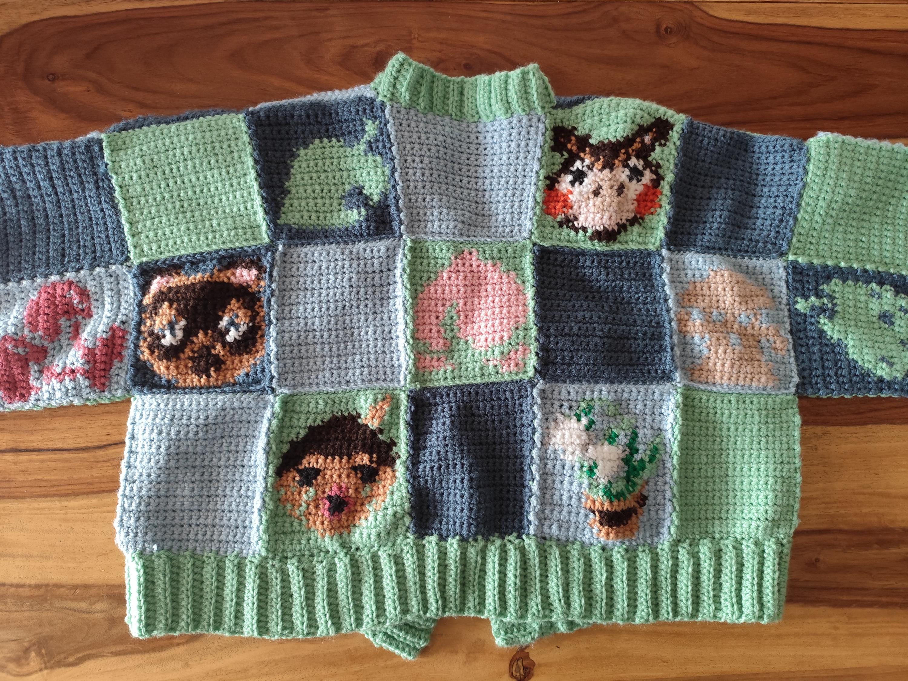 PDF | ACNH Crop Cardigan Crochet Pattern - Etsy
