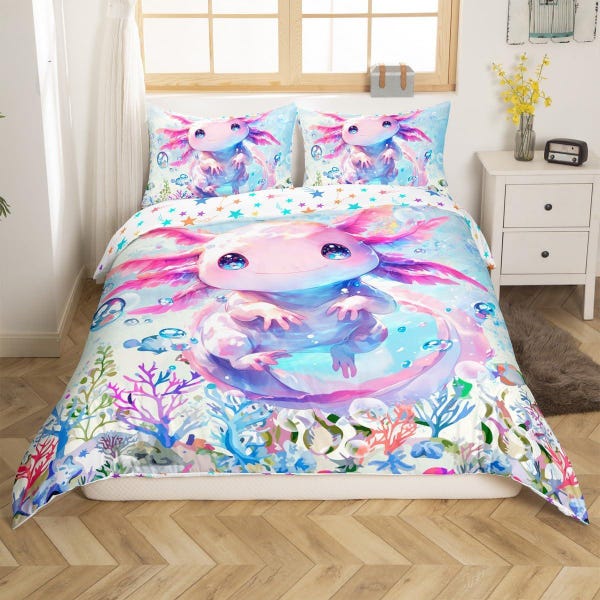 Axolotl Bedding Set - Etsy