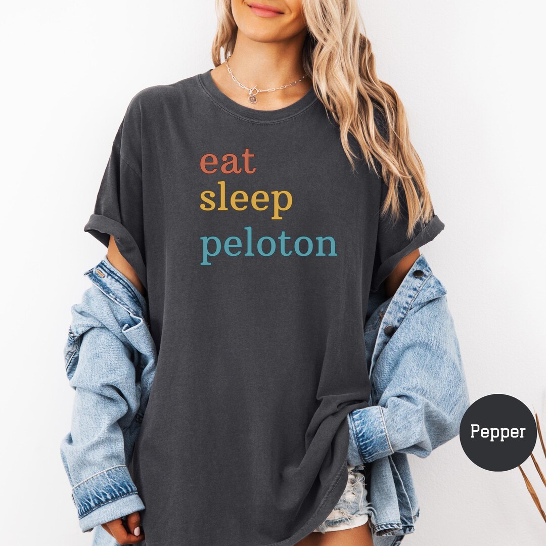 Comfort Colors® Eat Sleep Peloton Shirt for Her Fitness Lover Gift ...