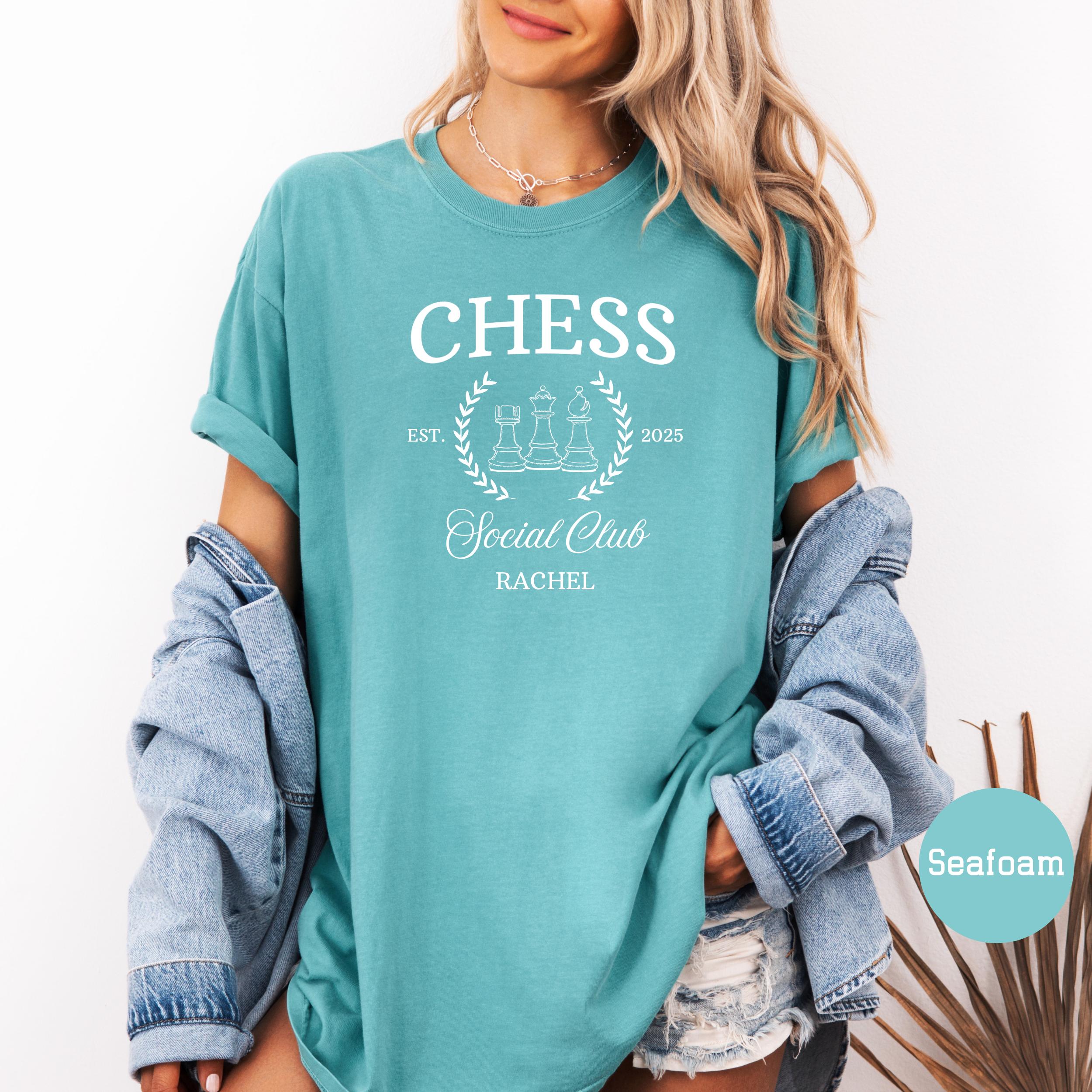 Comfort Colors® Custom Chess Social Club Shirt Family Group Chess ...
