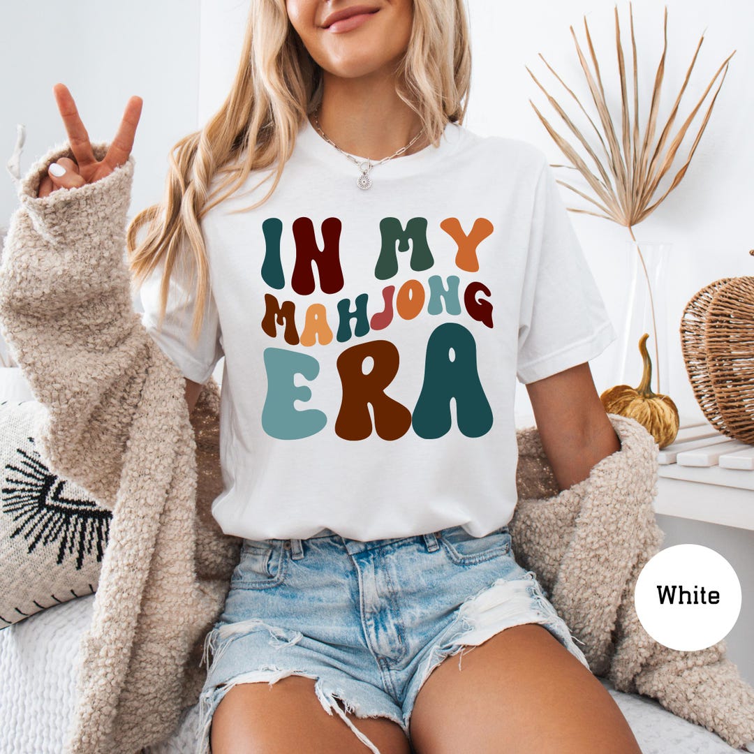 In My Mahjong Era Shirt Mahjong Player Gifts Funny Mahjong T-shirt for ...