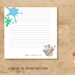 Life is Full of Color Printable Stationery, Vibrant Creative Writing ...