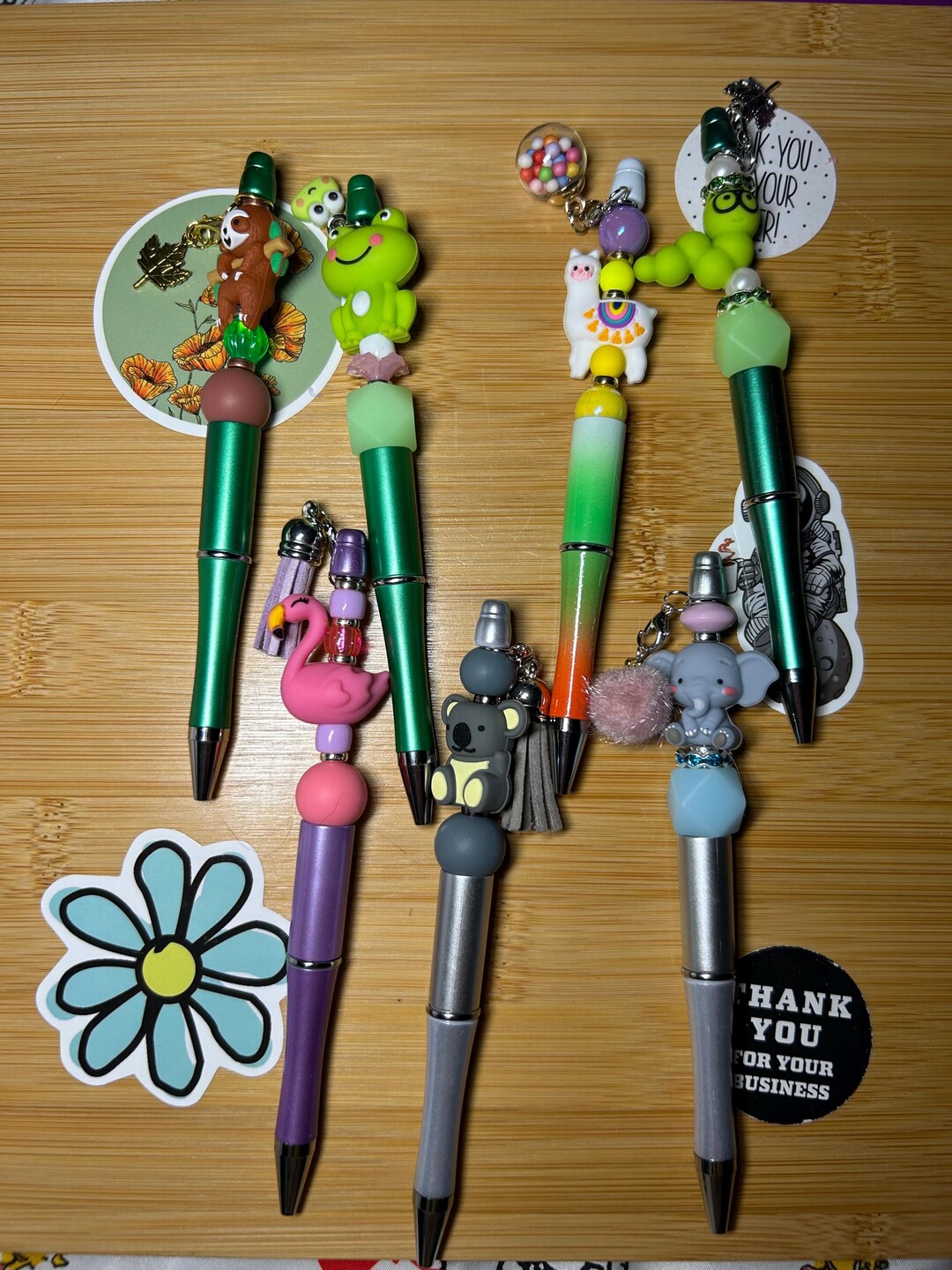 3D Animal Beaded Pens - Etsy