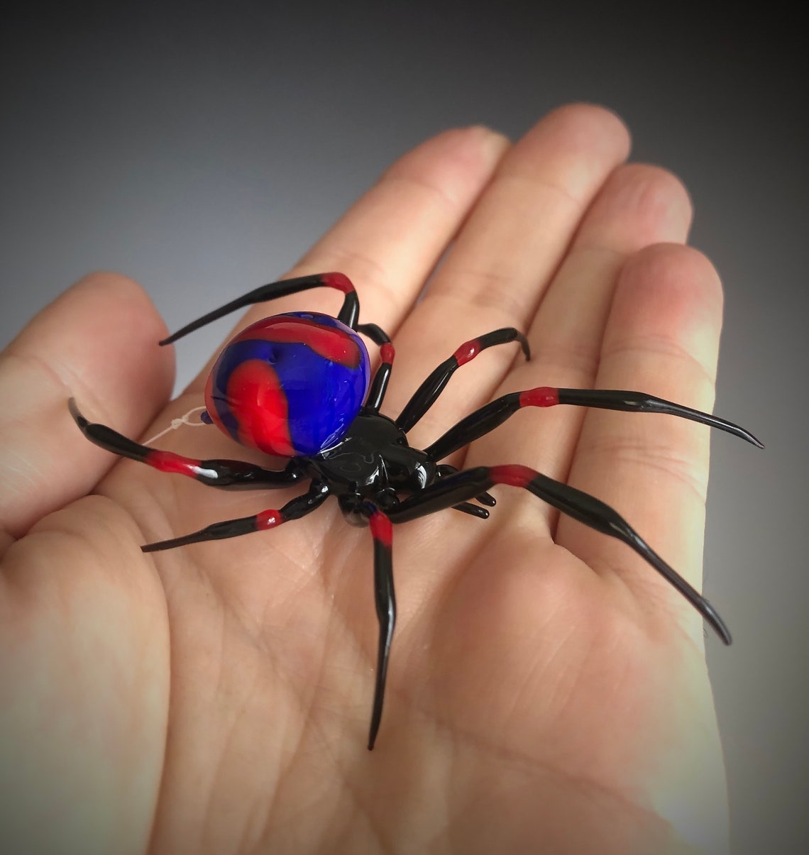 Art Glass Radioactive Spider - Etsy