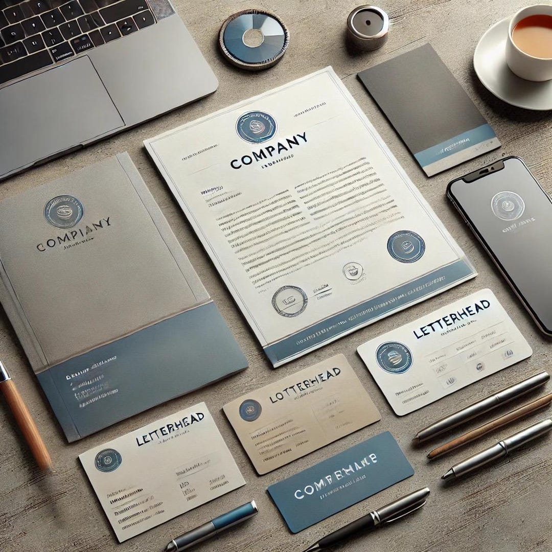 Custom Letterhead & Stationery Design Professional Business Branding ...