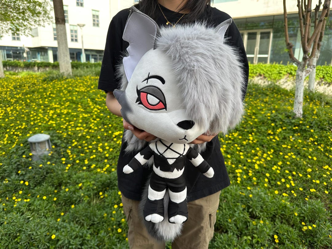 Loona Plush Helluva Boss Cute Chibi Doll – Handmade Q-version Big Head ...