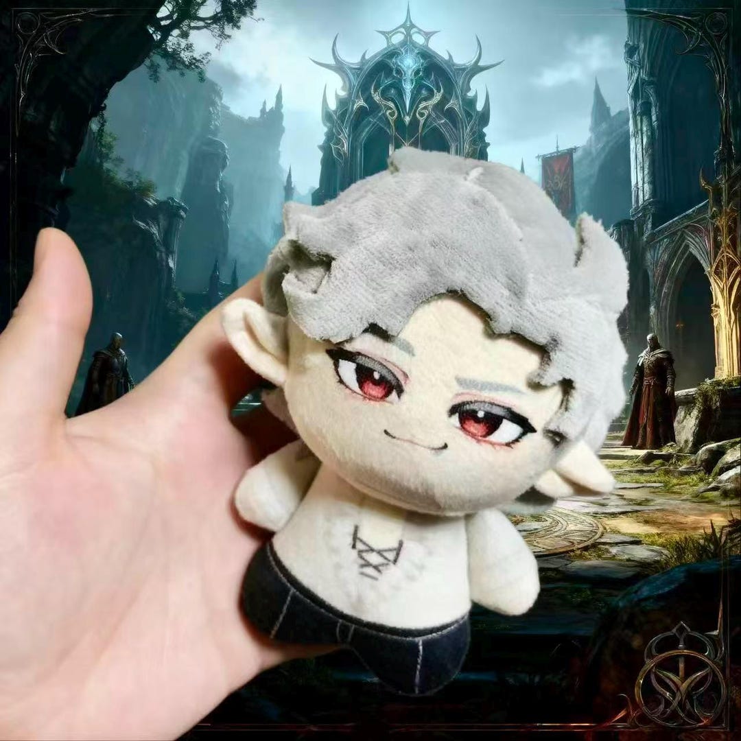 Astarion Inspired Plush Doll (10cm) - Etsy