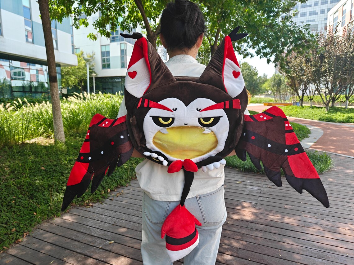 Hazbin Hotel Husk Plush Backpack – Handmade Fan Gift - Etsy