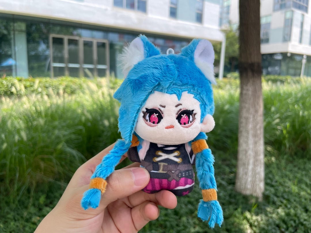 League of Legends Jinx Plushie – Arcane-inspired 10cm Doll | Perfect for Fans & Gifts - Etsy