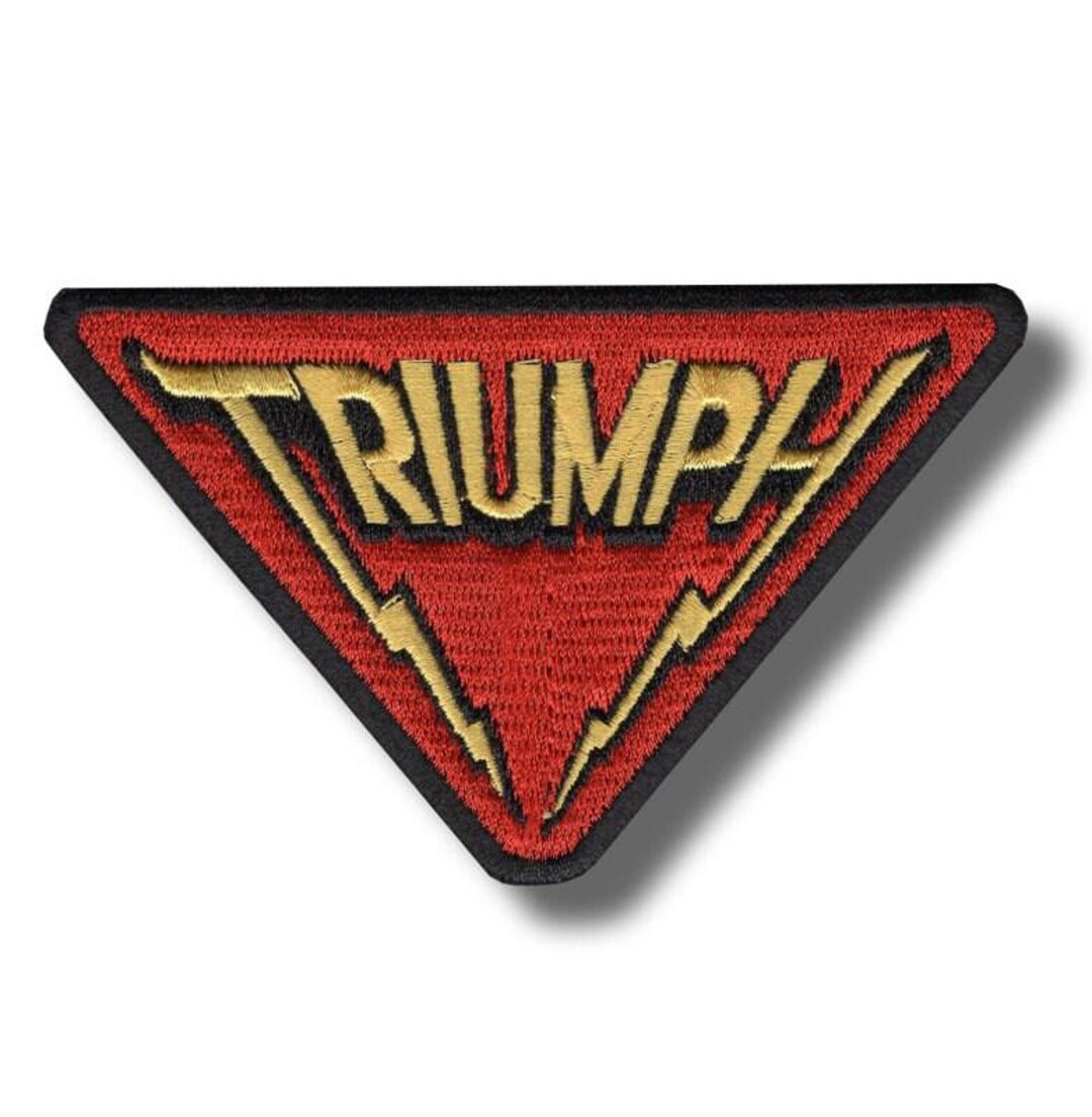 Triumph Patch Badge Applique Embroidered Iron on Eaf878 - Etsy