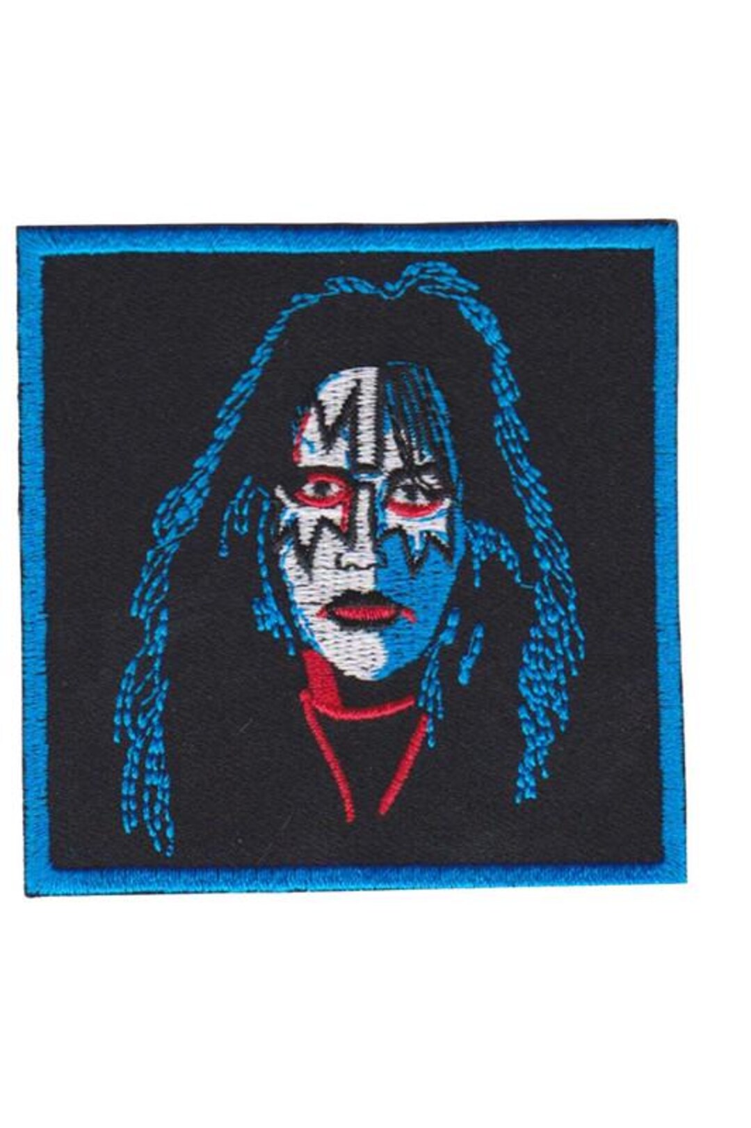Kiss Spaceman Ace Frehley Tommy Thayer Square Embroidered Patch Badge ...