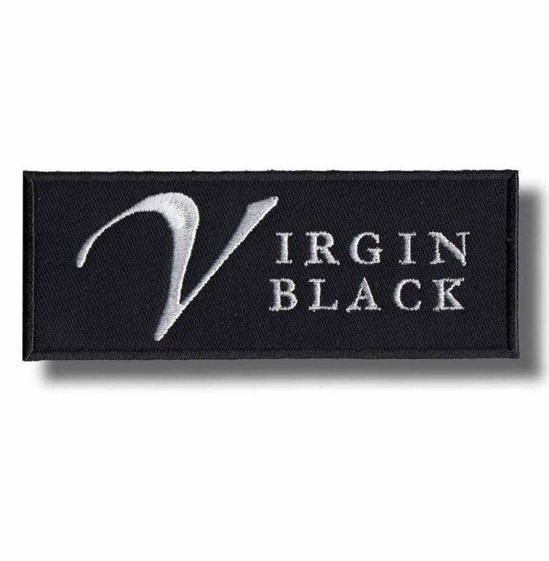 Virgin Black Embroidered Patch Badge Iron on Applique Cf463b - Etsy