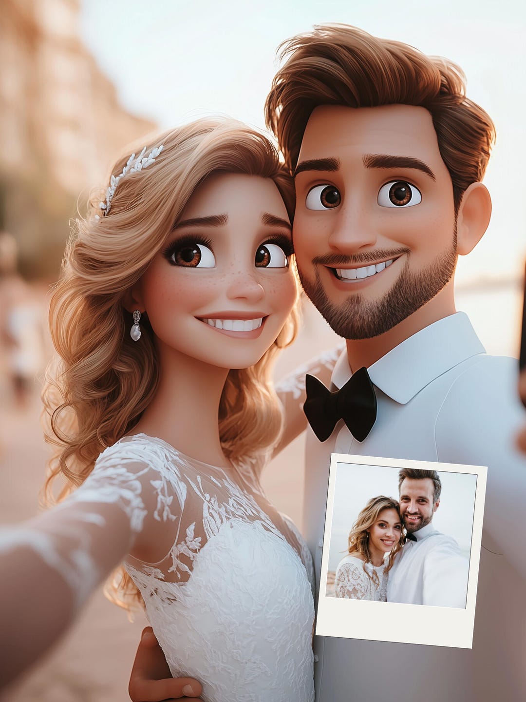 Personalized Cartoon Portrait Custom Digital Artwork Pixar Style Gift ...