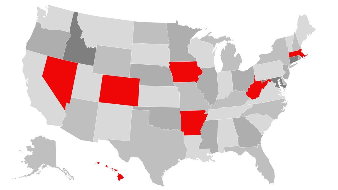 Editable United States Map | Powerpoint Template - Etsy UK