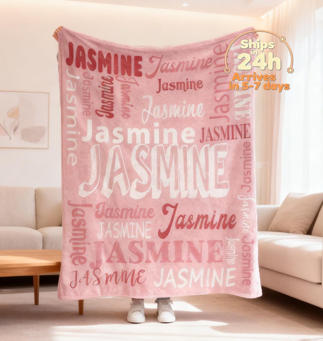 Custom Name Blankets With King Size, Custom Blankets for Adult With ...