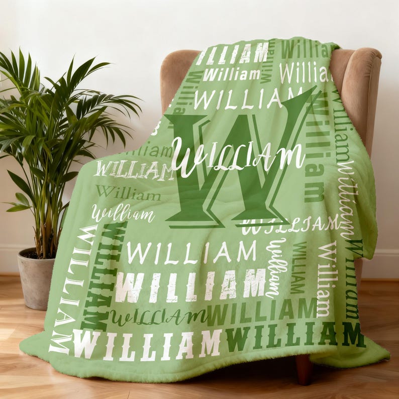 Custom Name Blankets With King Size, Custom Blankets for Adult With ...