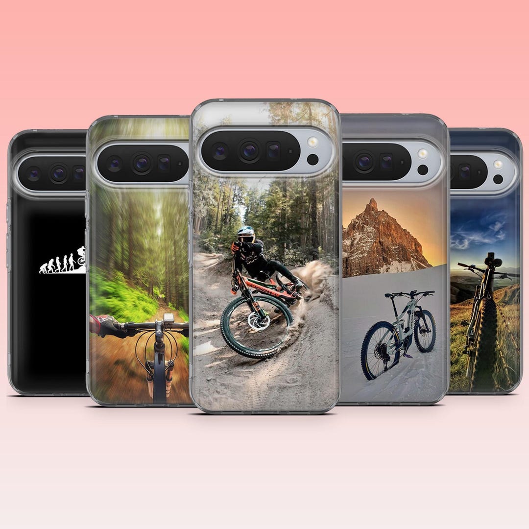 Mountain Bike Phone Case MTB Biking Cover – Fits Google Pixel 10, 10pro ...
