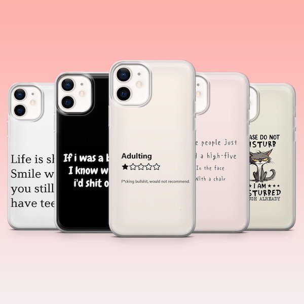 Quote iPhone Case - Etsy UK
