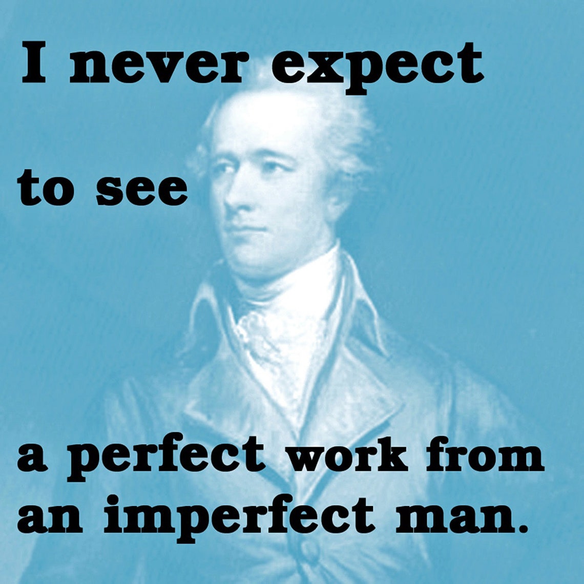 SET of 6 ALEXANDER HAMILTON Wood Art Magnet Gift Set - Etsy