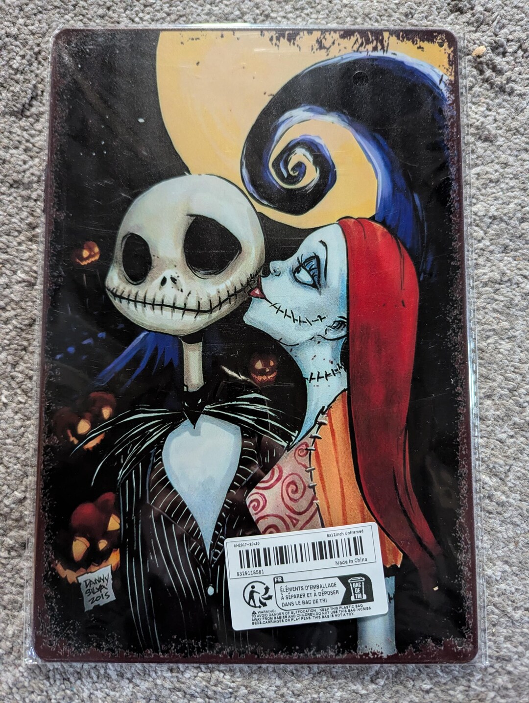 Tim Burton's Nightmare Before Christmas Metal Sign 12x8 Inch - Etsy