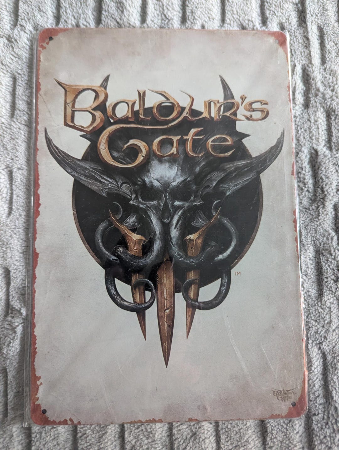 Aluminium Baldur's Gate Metal Display 12x8 Inch - Etsy