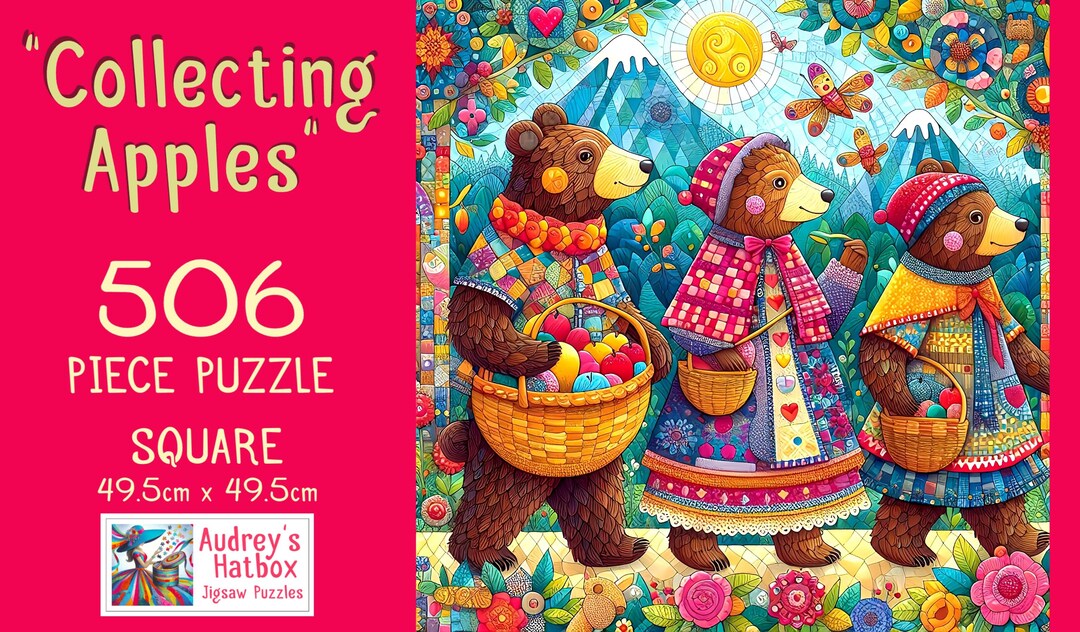 Collecting Apples Jigsaw Puzzle Australia: Whimsical Storybook Three ...