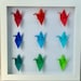 Origami Crane Shadow Box Wall Art - Etsy