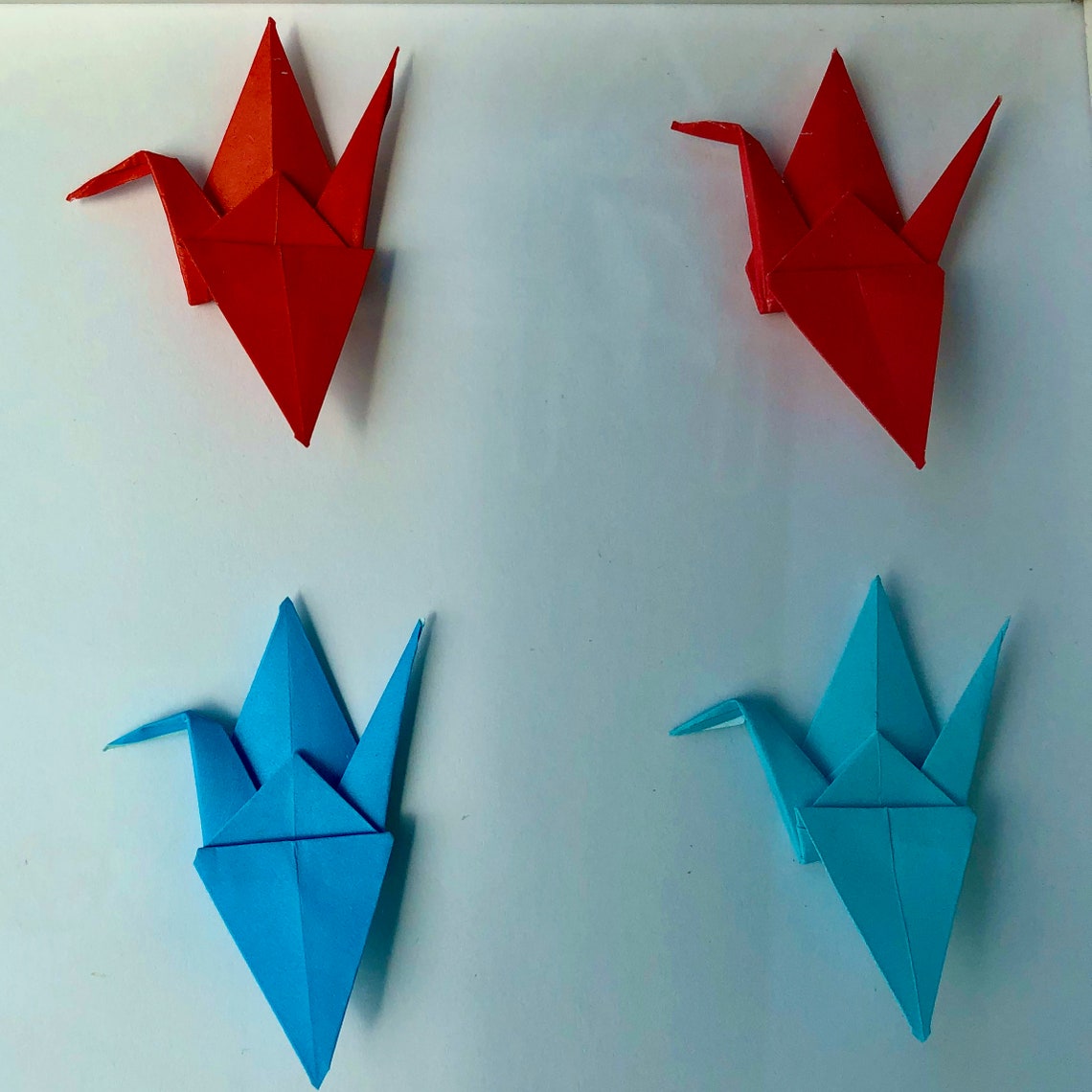 Origami Crane Shadow Box Wall Art - Etsy